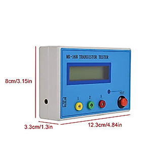 Mk-168 Transistor Tester-ESR Meter MK-168 Transistor Tester Diode Triode Capacitance Proof ESR RLC LCR NPN PNP MOS Meter