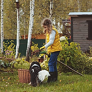 Kebada K Kids Gardening Gloves Bulk Pack,Stretchy Toddler Garden Gloves,Grip Kids Work Gloves for 3-9 Years Old,Green Yellow Pink