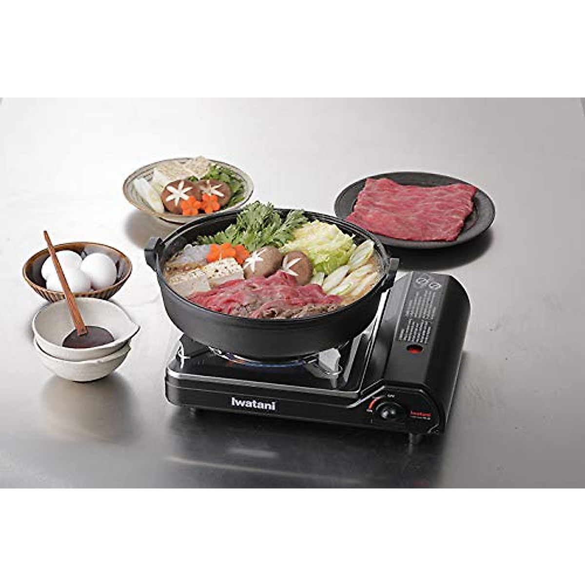 Iwatani Cassette Feu Butane VA-30 Camp Stove, one, Black