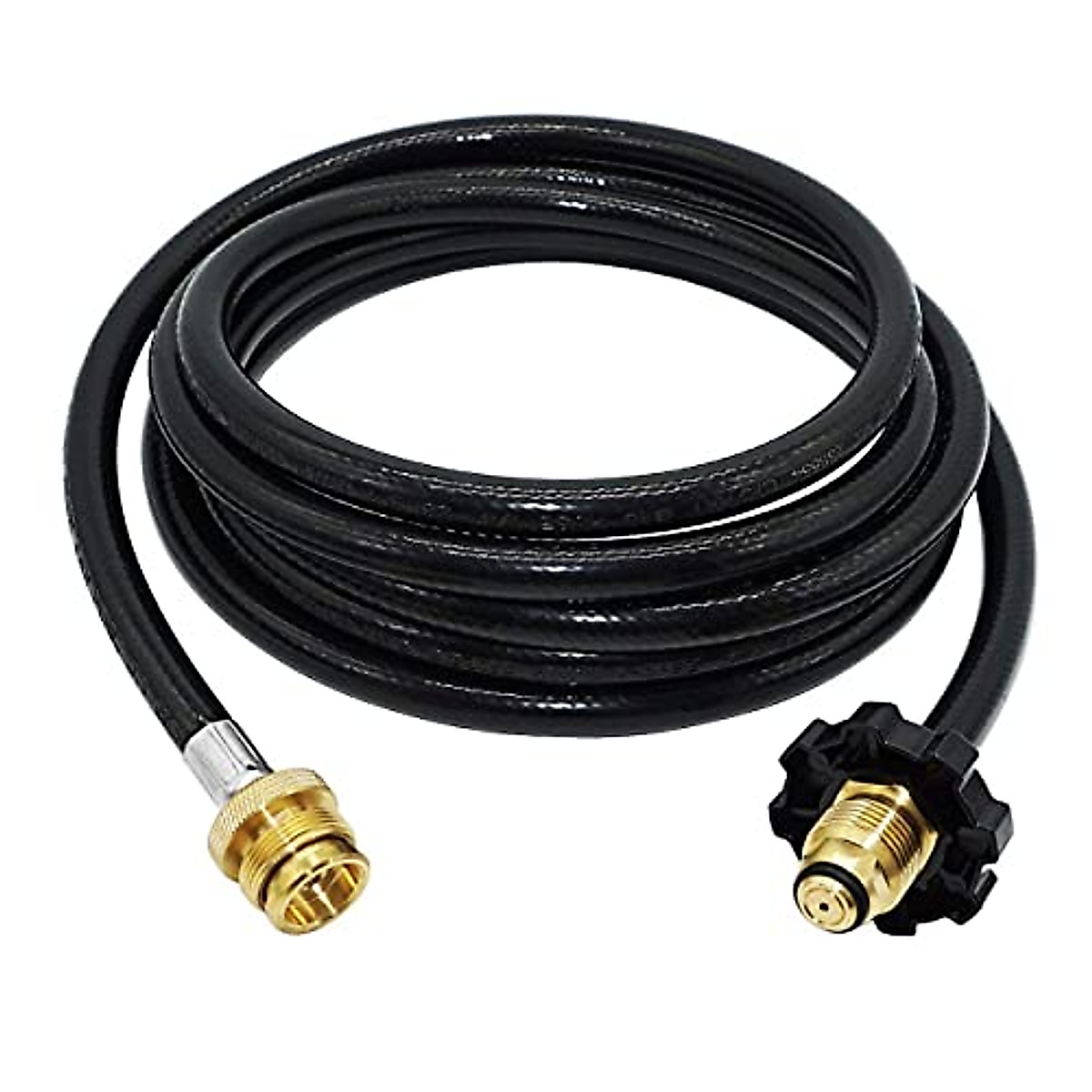 DOZYANT 12FT Propane Hose Extension, Propane Hose Adapter 1lb to 20lb, Propane Converter Hose for Propane Heater, Tabletop Grill and More 1LB Portable Appliance