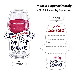 Cusrtyh Wixx Tasting Party Invitation Cards，Wixx - Shaped Fill-In Invitations，Masquerade Party Invitations，Wixx Party Invitation Card，Prom Invitation card，15 Cards With 15 Envelopes