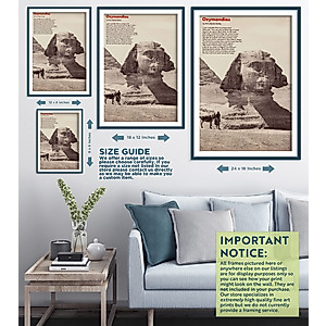 Textured Paper - Ozymandias Poem - Sphinx 2 - Art Print, Poster, Painting, Photo, Wall Decor - Art Print, Poster, Poem, Ozymandias, Sphinx - Size: A4 (21 x 29.7 cm)