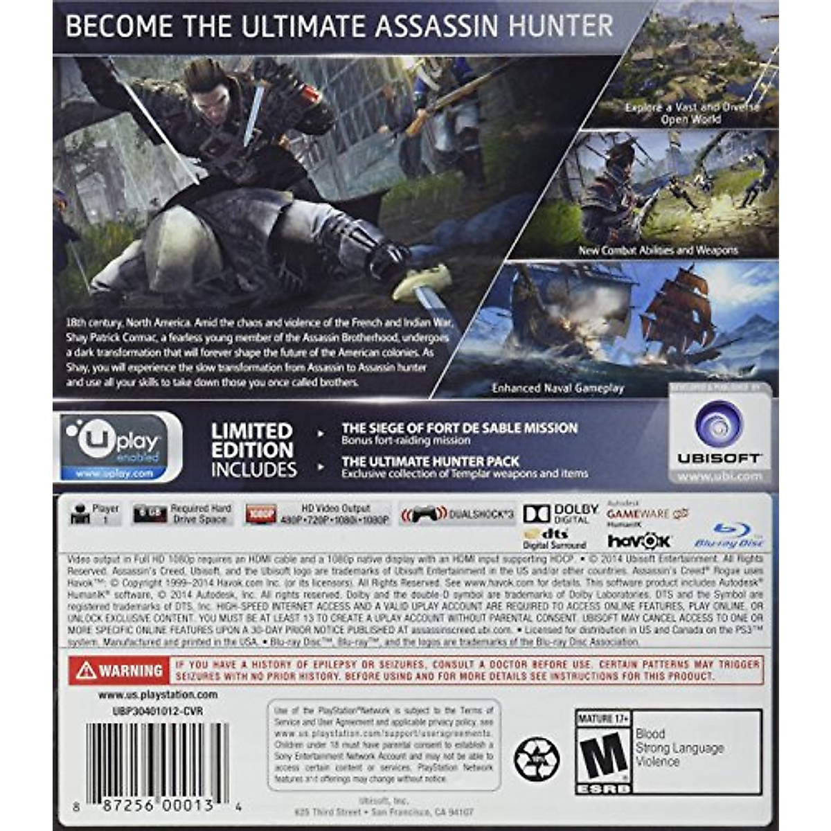 Assassin's Creed Rogue- PlayStation 3