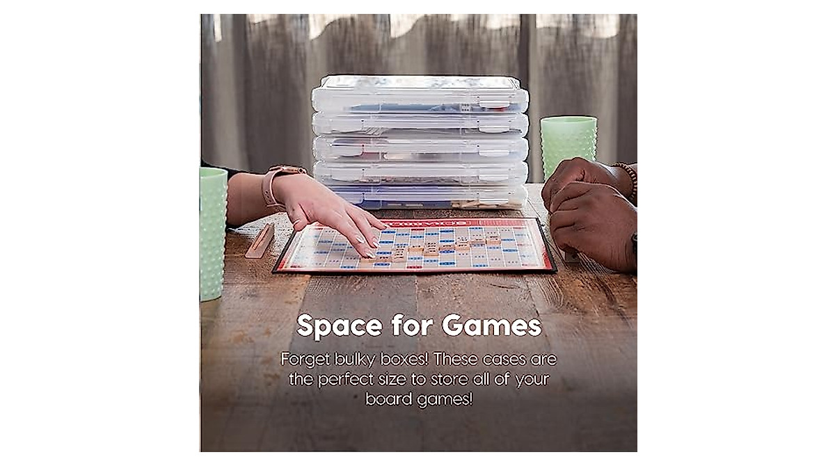 IRIS USA 10-Pack Portable Board Game Organizer