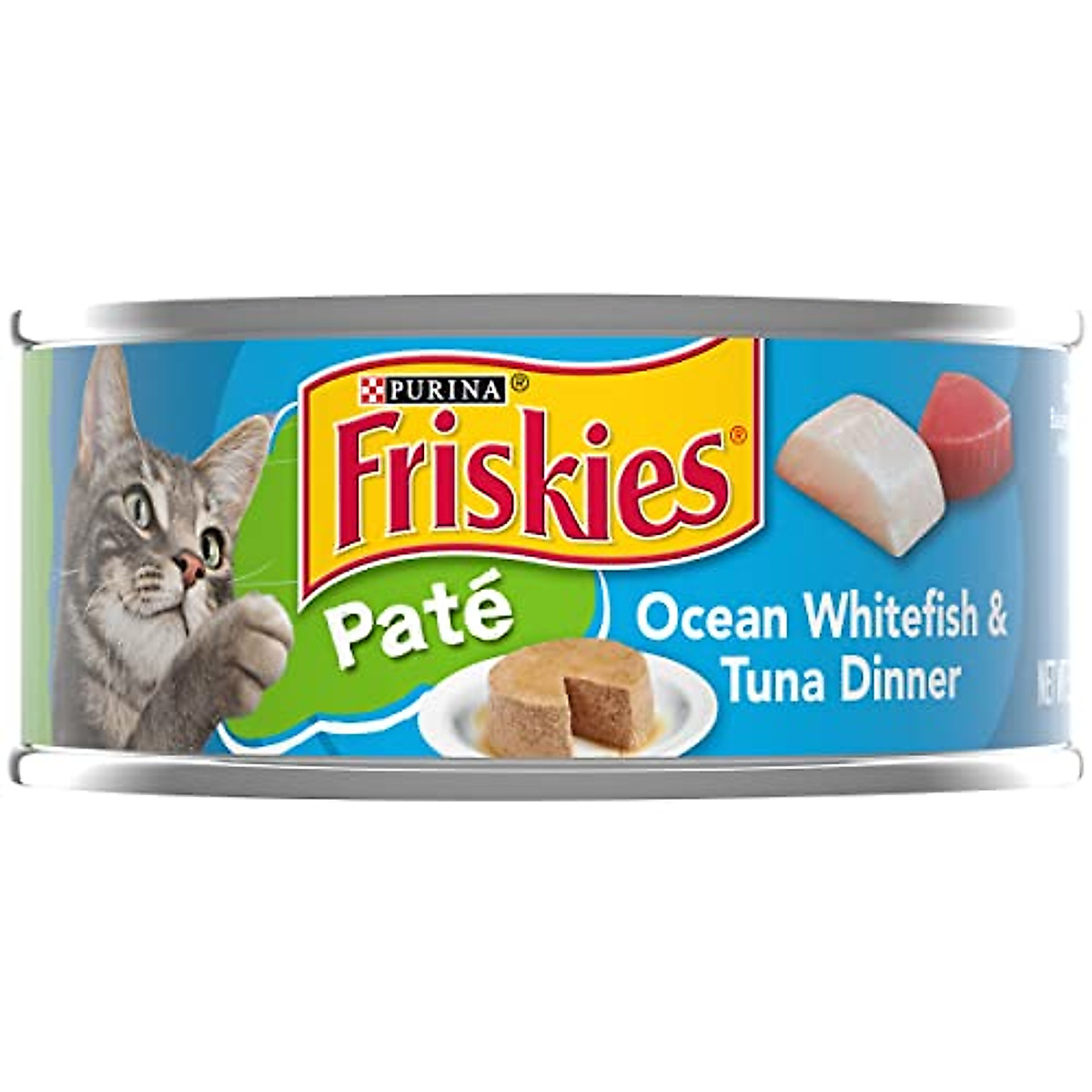 Cat Food, Ocean Whitefish & Tuna, 5.5-oz. Can, Pack of 24