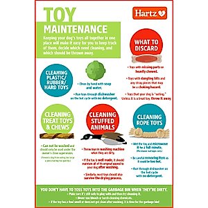 Hartz Chew ‘n Clean Chew Toy and Treat in One Chicken Flavored Tri-Point Dog Toy, Small