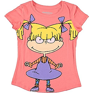 Girls Angelica Rugrats T-Shirt - Girls 4-16 Coral