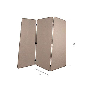 Versare SoundSorb VersiPanel | Acoustic Room Divider | Lightweight Portable Partition | Folding Sound-Dampening Wall |6' x 5' Blue SoundSorb Panels