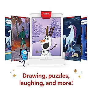 Osmo - Super Studio Disney Frozen 2 - Ages 5-11 - Learn to Draw - For iPad or Fire Tablet Educational Learning Games - STEM Toy Gifts for Kids, Boy & Girl - Ages 5 6 7 8 9 10 11 (Osmo Base Required)