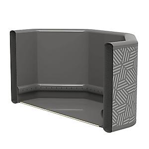 JLeisure Avenli 940L 67 Inch 5 Person Inflatable Hexagon Hot Tub Victory Spa, Stylish Inflatable Hot Tub Perfect for Relaxation, Gray