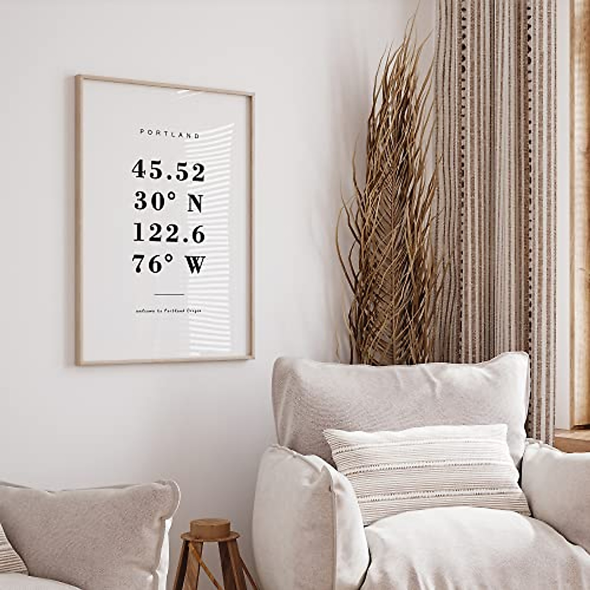 Dear Mapper Portland United States View Abstract Road Modern Map Art Minimalist Painting Black and White Canvas Line Art Print Poster Art Line Paintings Home Decor (Set of 3 Unframed) (12x16inch)