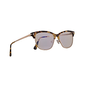 Tom Ford FT5546B Eyeglasses 52-14-140 Havana w/Demo Clear Lens 056 FT5546-B FT 5546B TF 5546-B TF5546B TF5546-B