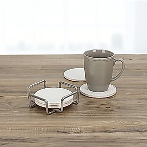 Spectrum Diversified Euro Square Coaster Holder for Kitchen Organization Small