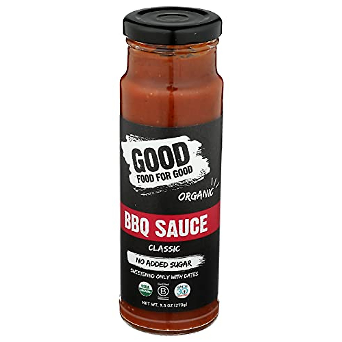 GOOD FOOD FOR GOOD Organic Classic BBQ Sauce, 9.5 OZ