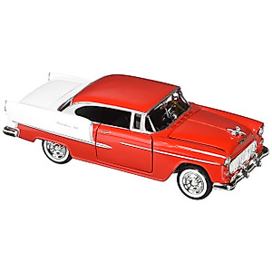 1955 Chevy Bel Air, Red - Showcasts 73229-1/24 Scale Diecast Model Toy Car, but NO Box