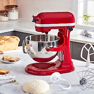 KitchenAid KP26M1XER 6 Qt. Professional 600 Series Bowl-Lift Stand Mixer - Empire Red