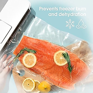 Spartan Industrial - 6" X 10" Vacuum Seal Bags for Food, Marinating, Freezing, Sous Vide Cooking - BPA-Free, Pack of 110