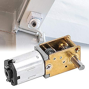 Kadimendium Mini Gear Motor Micro Worm Gear Reducer Brush DC Motors Electronic Devices 1218GEN20 Micro Metal Gear Motor for DIY RC Toys (DC3V 16RPM)