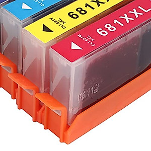 FTVOGUE Multi Color Ink Cartridge Printer Cartridge Replacement for PIXMA TS706 TR7560 TR8560 TS6160 TS6260 (BK BK C M Y PB)