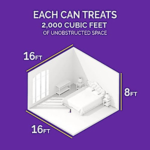 Hot Shot BedBug And Flea Fogger, Inhibits Flea Reinfestation, 2 Ounce Cans, 6 Count