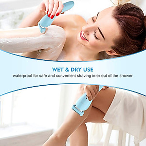 Sovob Electric Razor for Women Painless Lady Shaver Hair Remover for Womens Legs and Underarms Bikini Trimmer Wet and Dry Waterproof with LED Light