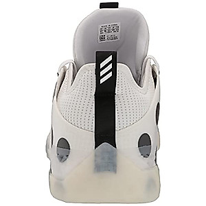 adidas Unisex Harden Vol. 5 Futurenatural Basketball Shoe, White/Black/Crystal White, 8.5 US Men