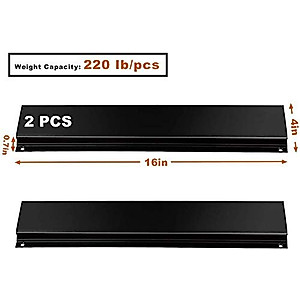 Wallmaster 8-Bin Storage Bins Garage Rack System & 48pcs Pegboard Hooks Set Pegboard Tool Organizer