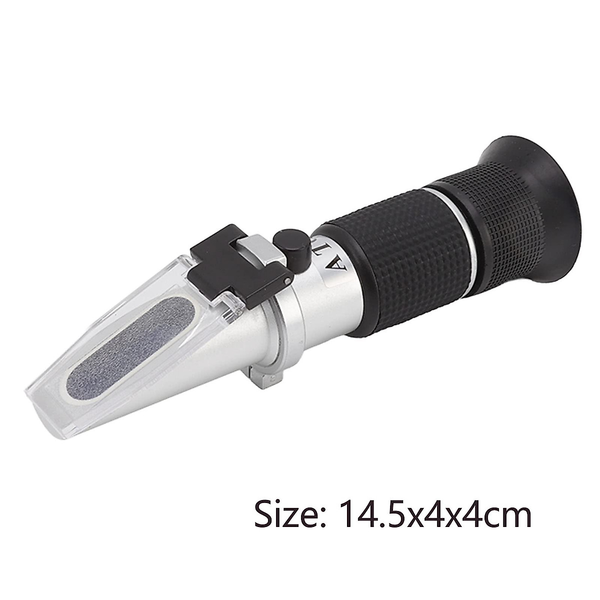 Brix Meter Refractometer, 0-80% Sugar Content, Portable Handheld with Clear Display for Fruit, Soybean Milk, and Sugary Drinks Testing