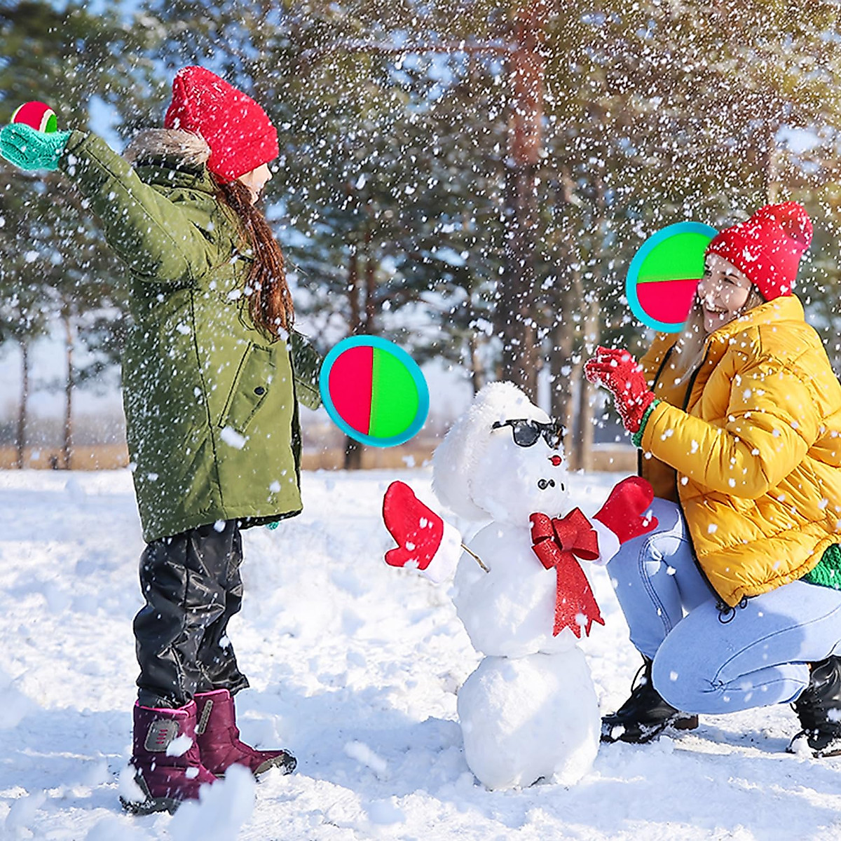 Ayeboovi Toss and Catch Ball Game Outdoor Toys for Kids Games Beach Toys Pool Toys Outdoor Yard Games for 3 4 5 6 7 8 9 10 Year Old Boys Girls Stocking Stuffers Birthday Gifts (Upgraded)