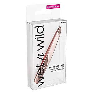 Wet n Wild Beauty Eyebrow Tweezers Hair Removal Tweezers, Pointed Precision with Sharp Needle Nose Point Tweezers for Men, Women & Kids, Stainless Steel