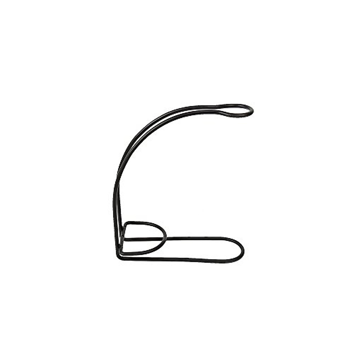 Luciano Housewares Tabletop Rack Vintage Iron Single Bottle Wine Holder, 9 inches, Black, 9" x 3.5"