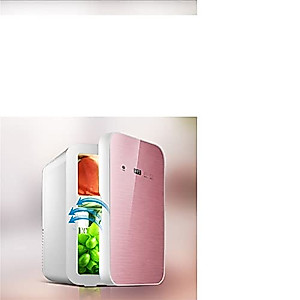 YAARN Small Fridge for Bedroom Portable Refrigerator Compact Multifunction Mini Beauty Cosmetics Refrigerators Drink Cooler Warmer Fridge for Home Car