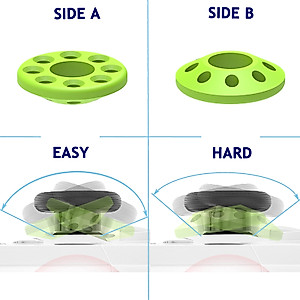 Precision Rings for PS5,PS4, Xbox One,Xbox Series X S,Xbox 360,Switch Pro Aim Assist Target Motion Controller Ring Rubber Silicone Soft Flexible Thumbstick Adjustment Analog Stick Accessories