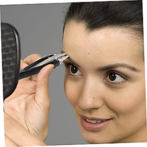 Frcolor Eyebrow Tweezers Automatic Retractable for Facial Eyebrow Removal (Color Random)