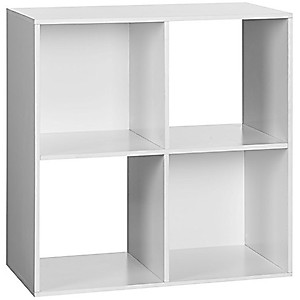 OneSpace 50-41201 4-Cube Organizer, White