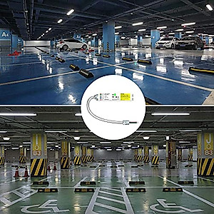 OSTEK 20W 150-200VDC LED Light Emergency Backup Battery, Rechargeable LED Emergency Driver for Dimmable 10-120W LED Light with External Driver, Emergency Time 90 Min (1 Pack)