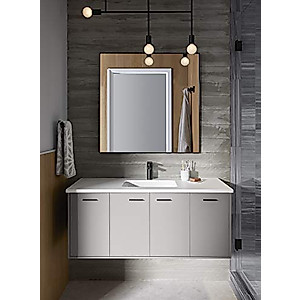 Kohler K-23472-4-BL Parallel Bathroom Sink Faucet, Attribute for product, Matte Black