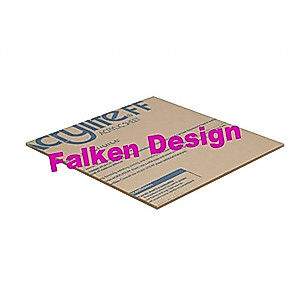 Falken Design falkenacrylic_Clear_236_10x10 Acrylic Sheet, Plastic/Plexiglas/Lucite, 10" x 10-1/4", Clear