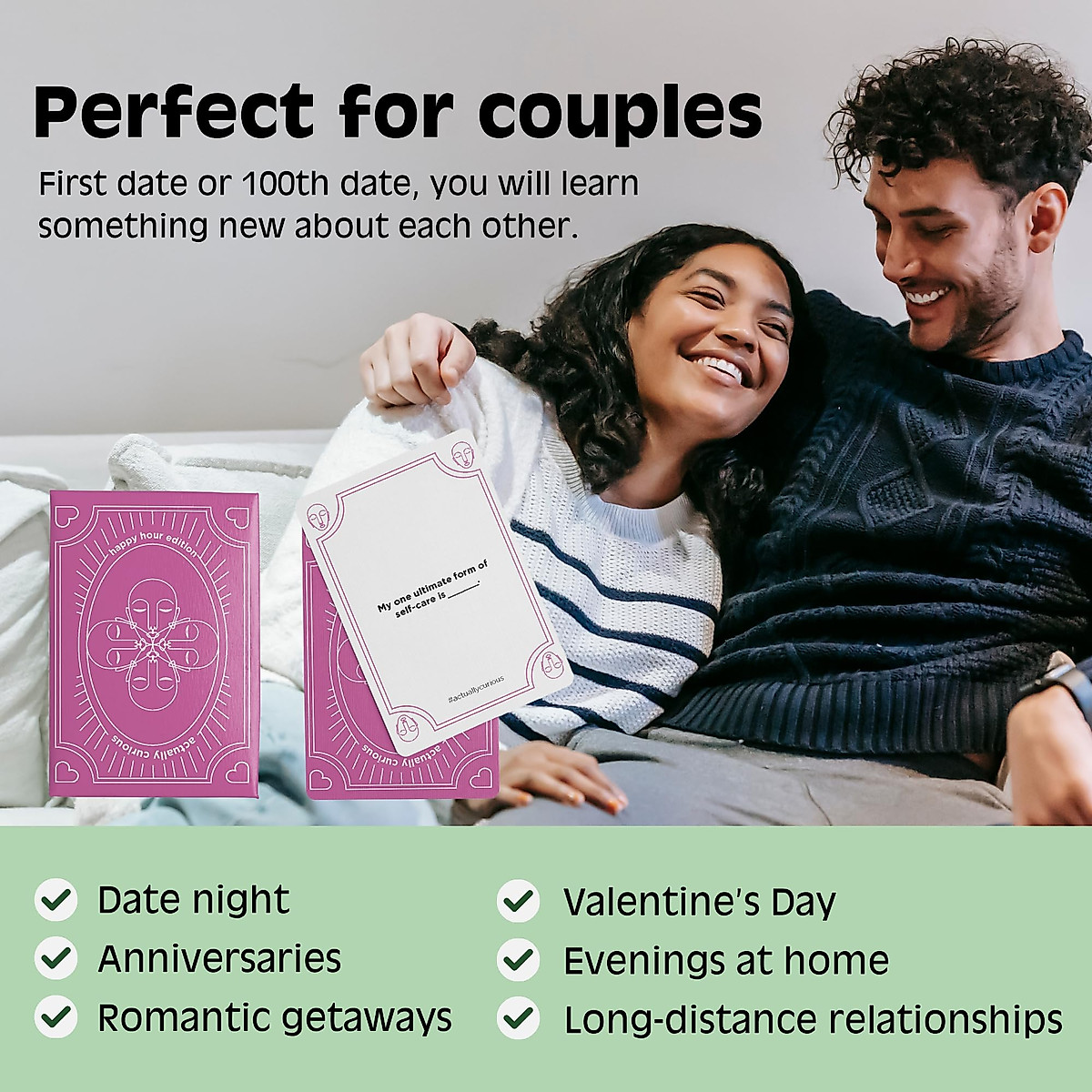 Actually Curious Happy Hour Edition! Icebreaker Card Games for Adults, Date Night Ideas, Couples Games, Bachelorette Gifts, Cute Couple Gifts, Romantic Gifts for Her, Family Games & Therapy Games