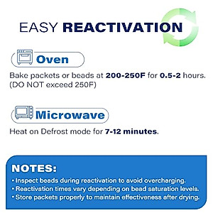 3/5/10/20/50 Gram Silica Gel Packets, 100Packs Total, Rechargeable Desiccant Packets with Orange Color Indicating, Food Safe Silica Gel for Moisture Absorbing