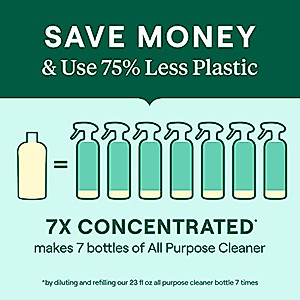 Seventh Generation Multi Surface Cleaner Concentrate Lemon Chamomile scent 2 Pack Multi Purpose Cleaner Floor Cleaner 23.1 oz