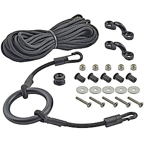 PROPEL PADDLE GEAR BY SHORELINE MARINE Kayak Anchor Trolley Kit | Easy Anchor Adjustments | Fits Up to 16 ft. Kayaks | Easy to Install | Hardware Included | Boating Accessory