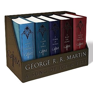 A Game of Thrones / A Clash of Kings / A Storm of Swords / A Feast for Crows / A Dance with Dragons (Song of Ice and Fire Series) (A Song of Ice and Fire) Set of 5 books, Pack of 5
