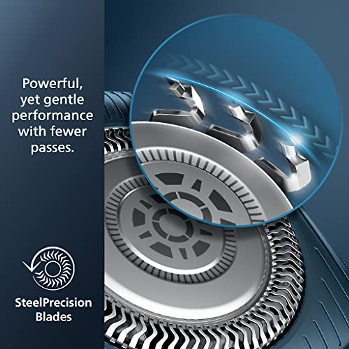 Philips Norelco Shaver 7200, Rechargeable Wet & Dry Electric Shaver with SenseIQ Technology and Pop-up Trimmer S7887/82