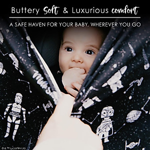Milk Snob Original Star Wars 5-in-1 Cover, Little Rebel, Added Privacy for Breastfeeding, Baby Car Seat, Carrier, Stroller, High Chair, Shopping Cart, Lounger Canopy - Newborn Essentials, Nursing Top