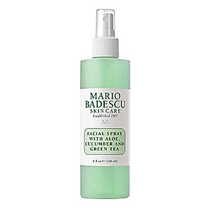 Mario Badescu Spritz Mist and Glow Facial Spray Collection Trio, Lavender, Cucumber, Rose , 4 Fl Oz (Pack of 3)