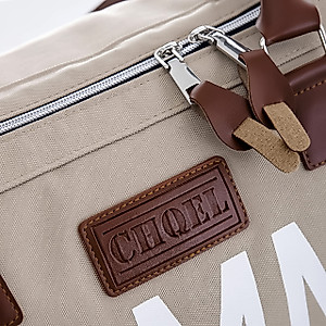 CHQEL Diaper Tote with 2 Organizers, Multifunctional Mommy Bag for Hospital & Baby Diaper Travel Care