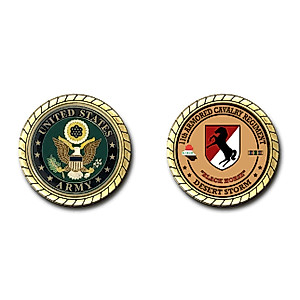 11th Armored Cavalry Regiment Desert Storm Challenge Coin - Officially Licensed