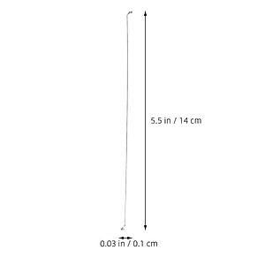 STOBAZA 10pcs Replacement Cheese Slicer Wires 5.5 Inch Cheese Cutter Stainless Steel Cheese Wire Pie Slicers for Home Restaurant Kitchen Cutting Supplies