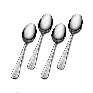 Gourmet Basics by Mikasa Legacy Stainless Steel Dinner Spoon, Set of 4,5170403